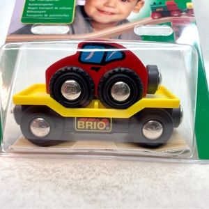 BRIO | Toys | Brio Classic 33549 Car Transporter Flatbed Hauler Wooden ...
